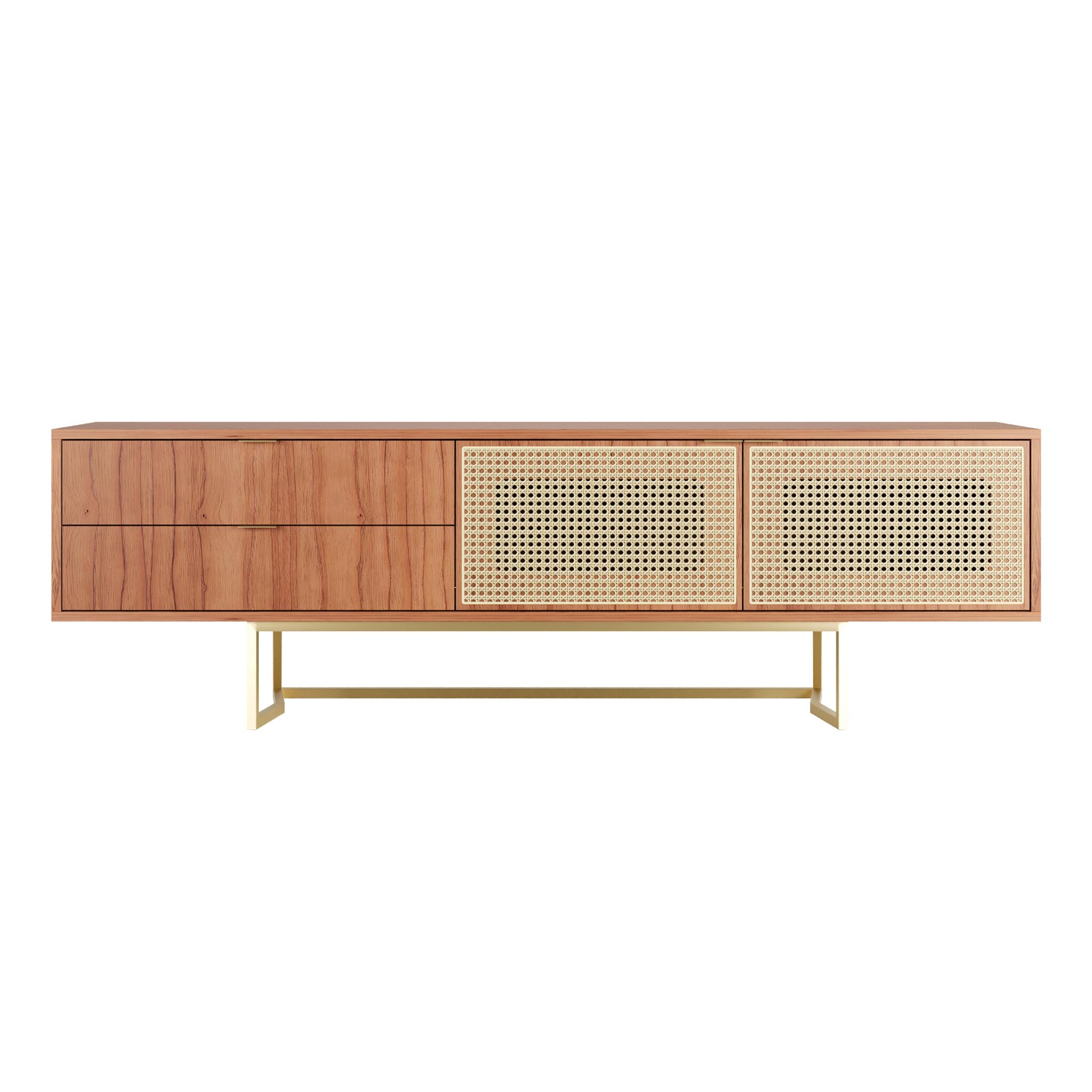 Rack Sevilha c/ Palha Indiana | Aprimore Móveis e Decoração