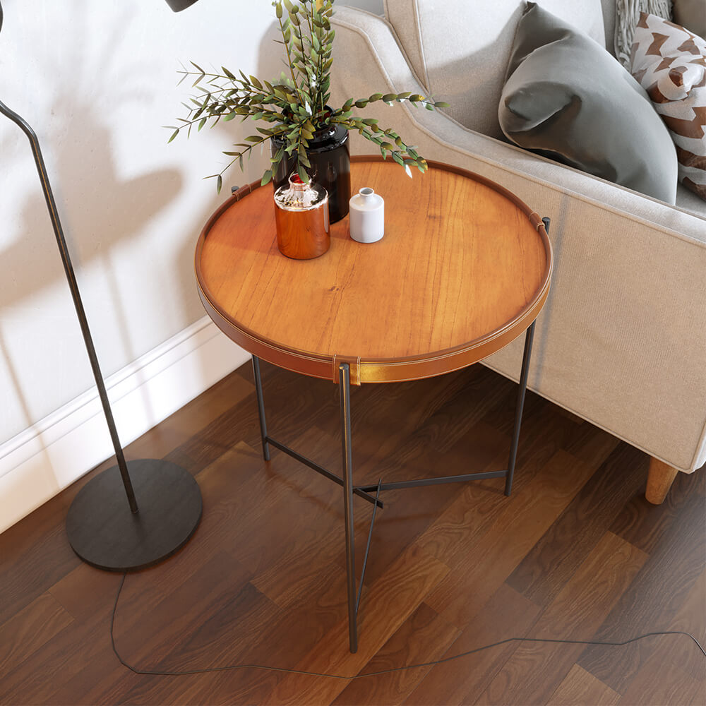 Mesa Lateral Aqua - Nature | Aprimore Móveis e Decoração