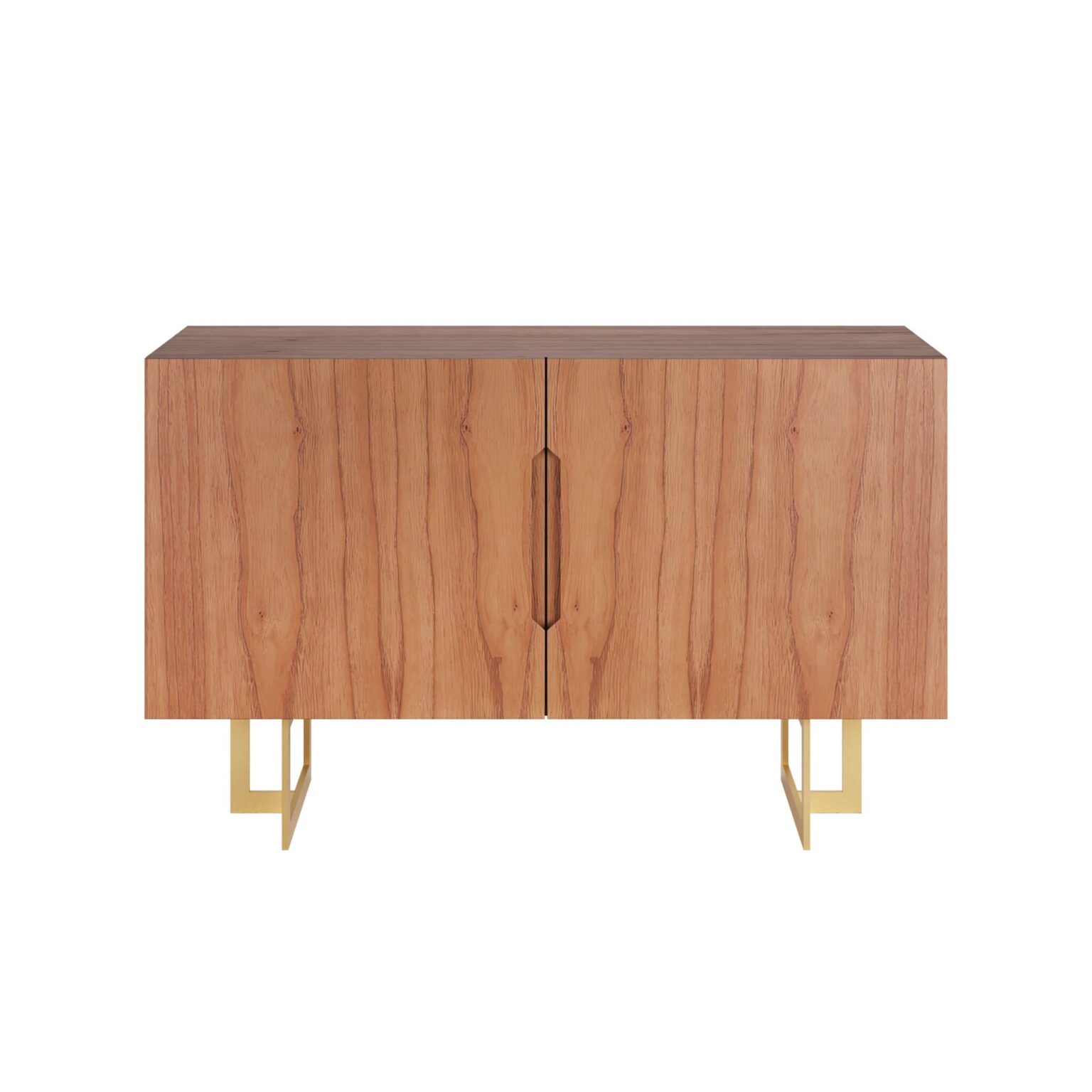 Buffet Flow 2 portas - Lâmina de Madeira | Aprimore Móveis e Decoração