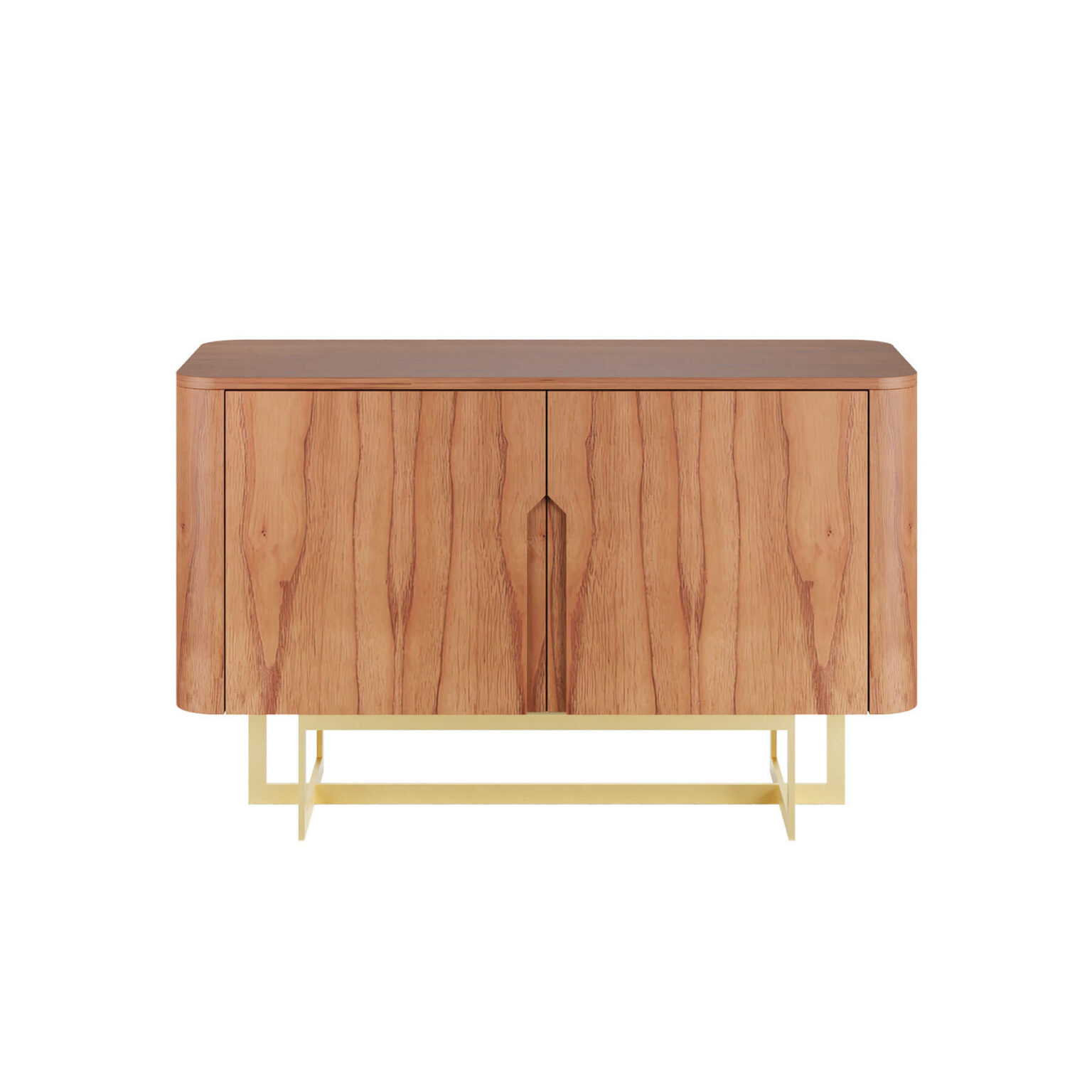 Buffet Flow 2 portas - Lâmina de Madeira | Aprimore Móveis e Decoração