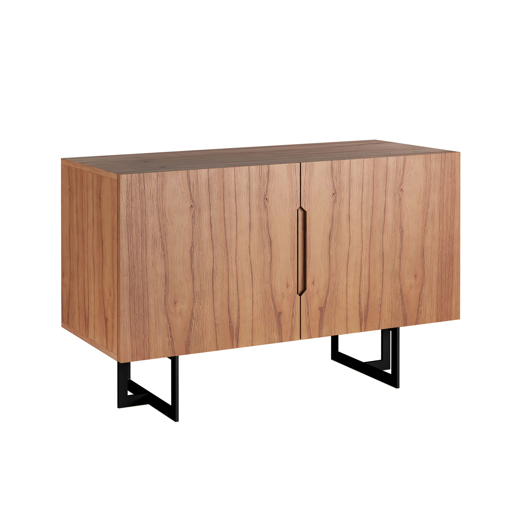 Buffet Flow 2 portas - Lâmina de Madeira | Aprimore Móveis e Decoração