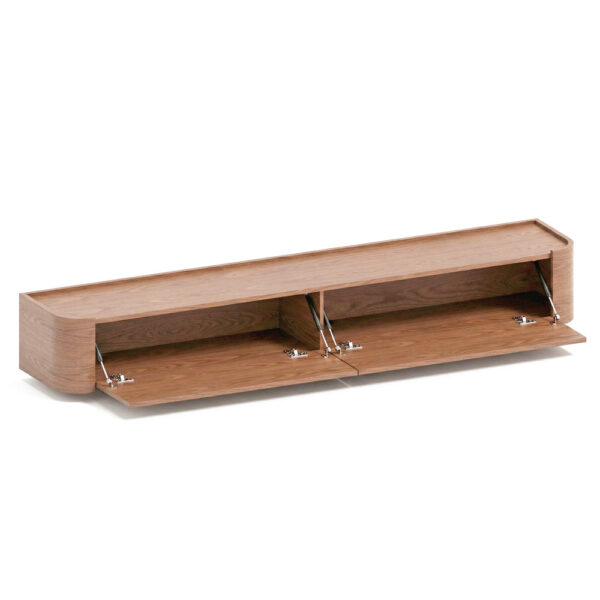 Rack Bold Suspenso Curvado - Lâmina de Madeira | Aprimore Móveis e ...